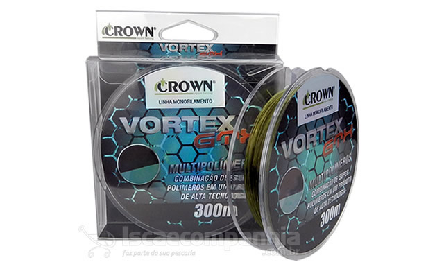 Linha Mono Crown Vortex GTX 25Lb 0,33mm 300m